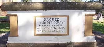 Their final resting place – Henry Kable – Susannah Holmes